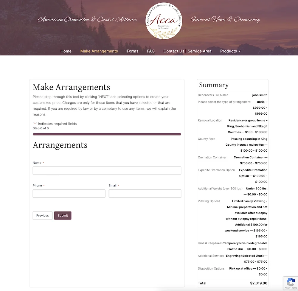 Case Study: American Cremation - Seattle & Everett Washington | FDGweb